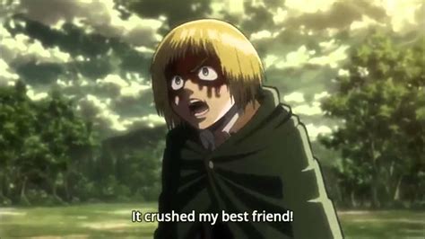 Attack On Titan Armin Jean And Reiner Vs Female Titan Youtube