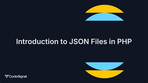 Parsing And Accessing Json Data With Php Codesignal Learn