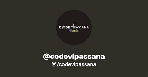Codevipassana Twitter Instagram Linktree