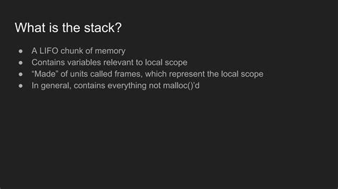 The Stack And Buffer Overflows Pdf