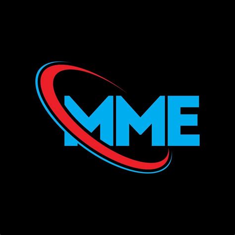 Mme Logo Mme Letter Mme Letter Logo Design Initials Mme Logo Linked
