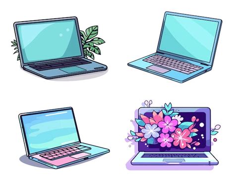 Premium Vector Notebook Pc Vector Icons