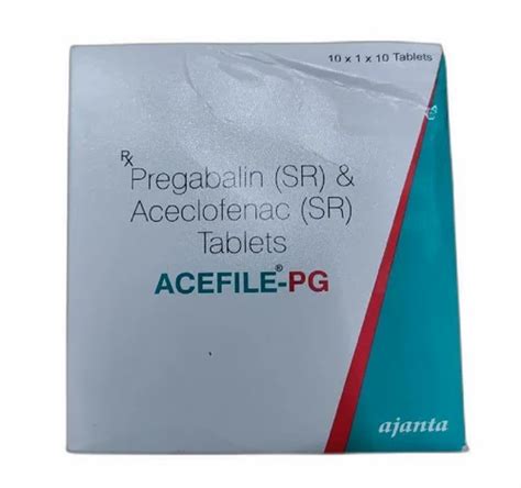 Pregabalin Sr And Aceclofenac Sr Tablets Strength 100 Mg Prescription At ₹ 350 Box In Indore
