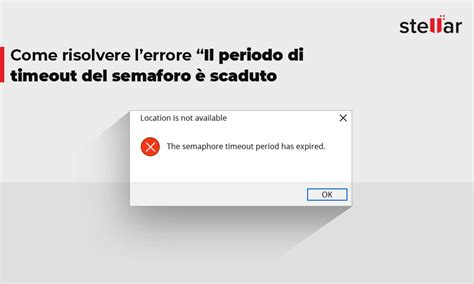 Come Risolvere Lerrore Il Periodo Di Timeout Del Semaforo è Scaduto