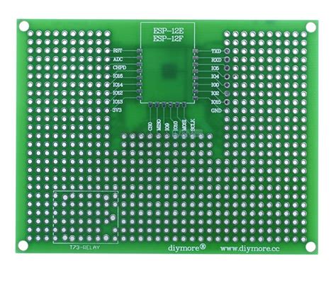 ESP8266 WiFi ESP 12 Module Prototype Printplaat DomoticX
