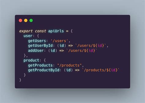 cory house on twitter habit i often centralize api urls in a single