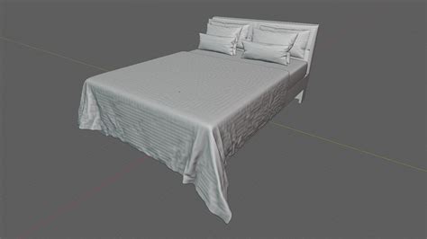3d Model Modern Bed Turbosquid 2103972