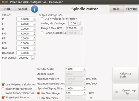 Missing Parameters In Spindle Setup Section LinuxCNC