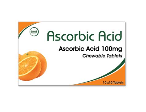 Ascorbic Acid 100mg Tablets Dawa Life Sciences