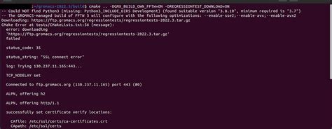 Error In Gromacs Installation User Discussions GROMACS Forums