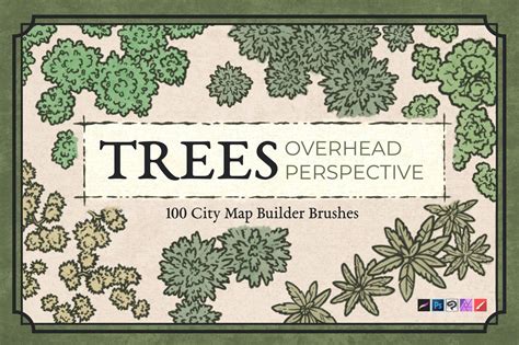 Tree Add On Pack For The City Map Builder — Map Effects