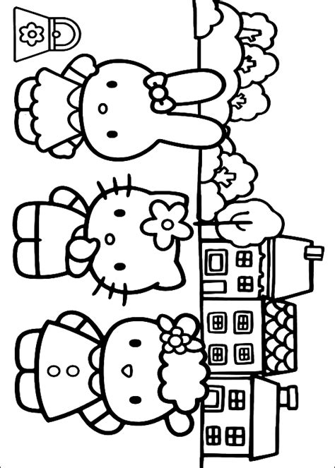 Hello Kitty Colorare Con I Numeri Pagine Da Colorare