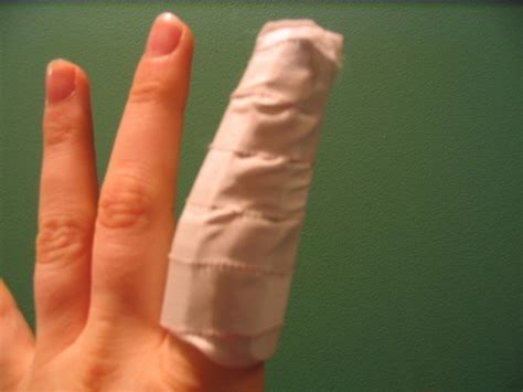 Finger Splint Cozy A Bandage Crochet On Cut Out Keep Creation By Liz Y All