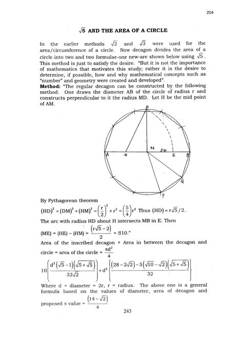 PDF SQUARE ROOT OF AND THE AREA OF CIRCLE Nd PROOF