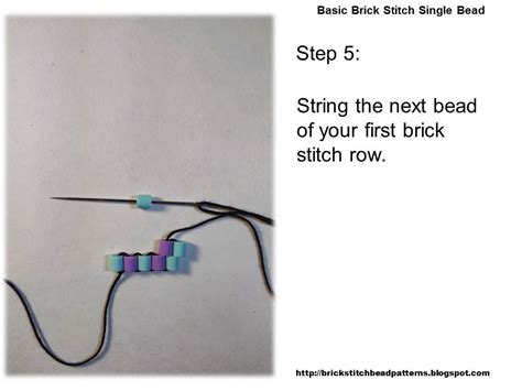 Brick Stitch Bead Patterns Journal Basic Brick Stitch Single Bead