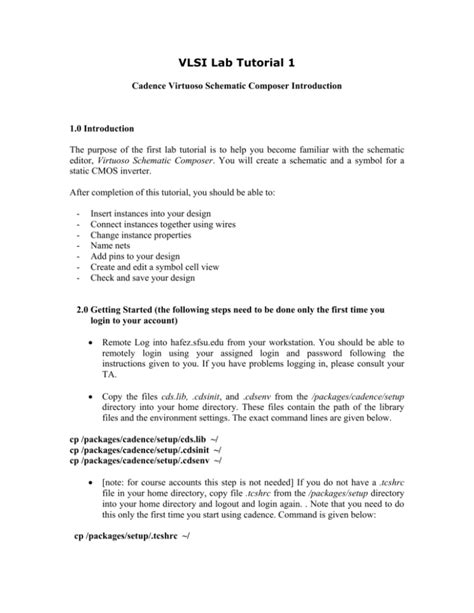 Vlsi Lab Tutorial 1