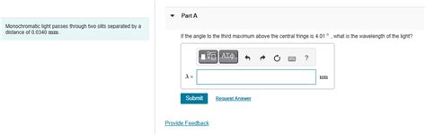 [solved] Monochromatic Light Passes Through Two Slits Sepa