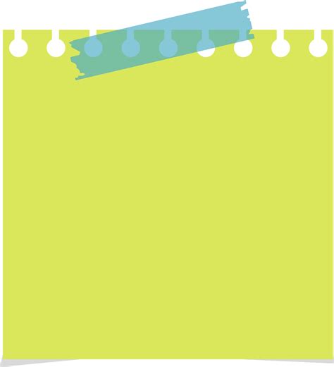 Blank Sticky Note Reminder Paper 13869598 Png