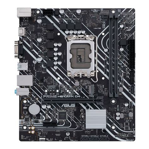 Asus Motherboard Asus Prime H610m K Socket 1700 12a 2 Ddr5 Hdmi Vga Pcie 4 0 Micro Atx Prime