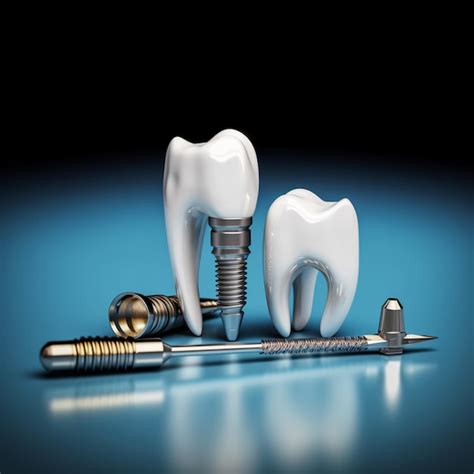 Premium Ai Image Dental Implants Surgery Concept Pen Tool Created