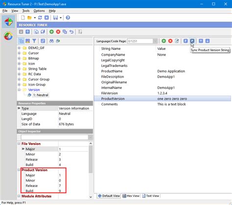 How To Edit The Version Information In EXE DLL Files With Resource Editor