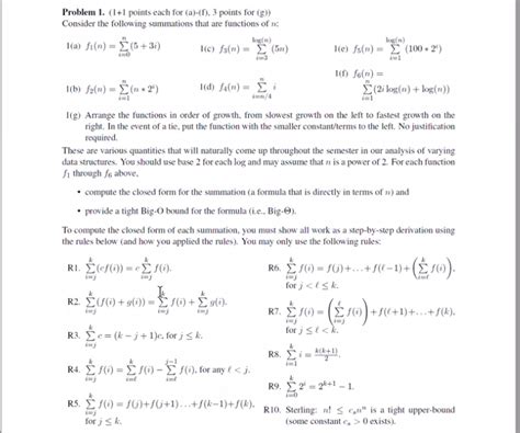 Solved Log I1 Problem 1 11 Points Each For A 6 3