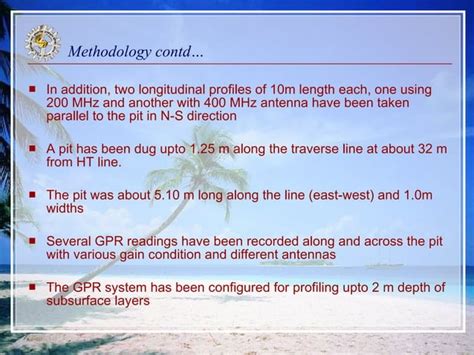 Application Of Ground Penetrating Radar In Subsurface Mapping Ppt