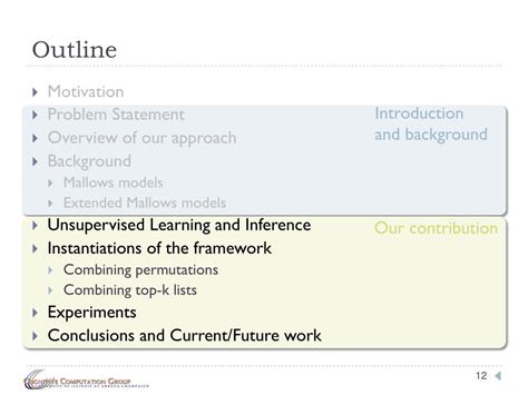 Ppt Unsupervised Rank Aggregation With Distance Based Models Powerpoint Presentation Id2041348