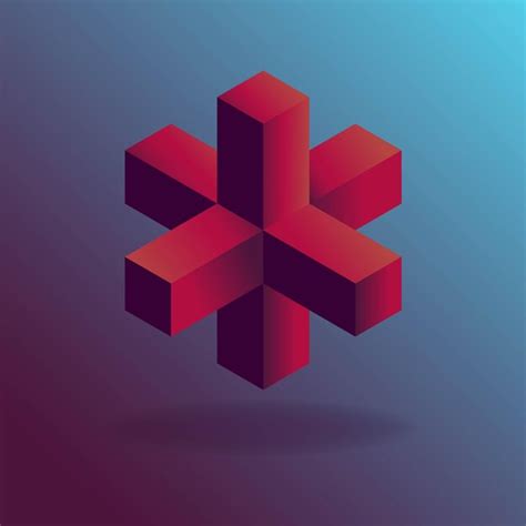 Premium Vector Geometric Object With Riso Print Effect Vector Graphic