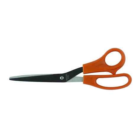 8in 205mm Office Scissors Orange Handle Sterling
