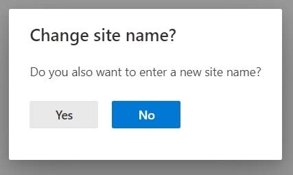Changing The Site In SharePoint Online
