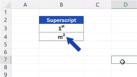 How To Add Superscript In Excel