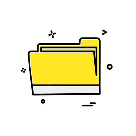 Business Folder Design Vector Png Images Folder Icon Design Vector Simple Card Internet Png