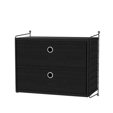 Köp Stringhylla Sovrum Svart Kombination A Från String