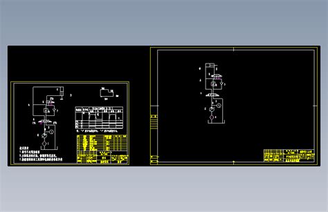 小型液压机液压系统设计【3张cad图纸 说明书】 Autocad 2004 模型图纸下载 懒石网