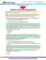 ITexamanswers Net CCNA V V Chapter Exam Answers Full Pdf Computer Networking