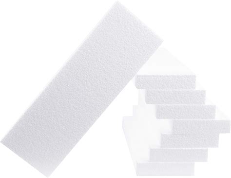 Silverlake Craft Foam Block 28 Pack Of 4x12x1 Eps Polystyrene Blocks For Crafting
