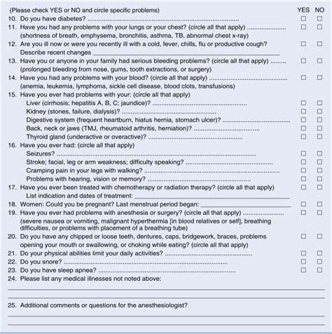 Preoperative Evaluations Anesthesia Key