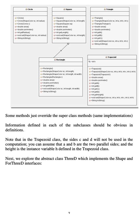 Solved Some Methods Just Override The Super Class Methods