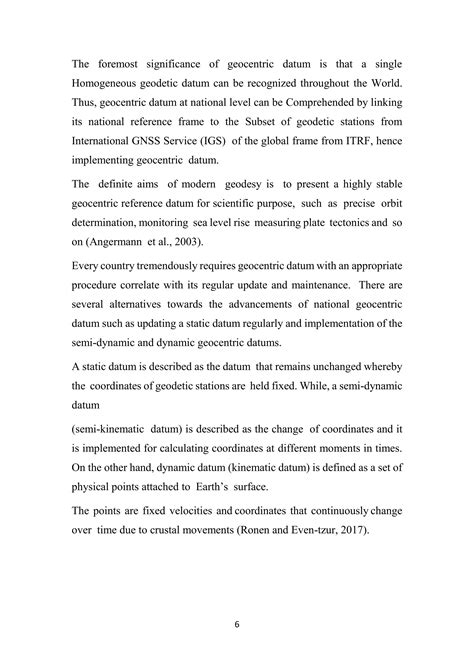 Differentiation Between Global And Local Datum From Different Aspect PDF
