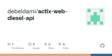 github debeldami actix web diesel api