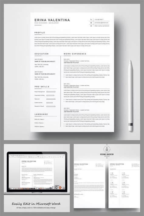 Web Designer CV Template Cv Template Resume Design Cv Design