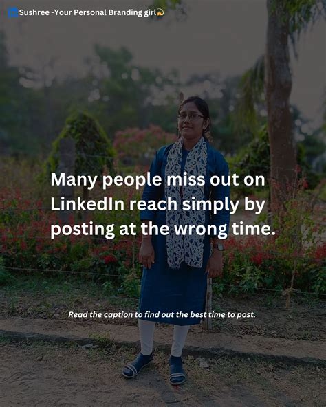 Sushree Priyadarshini On Linkedin Linkedin Personalbranding Timing 24 Comments