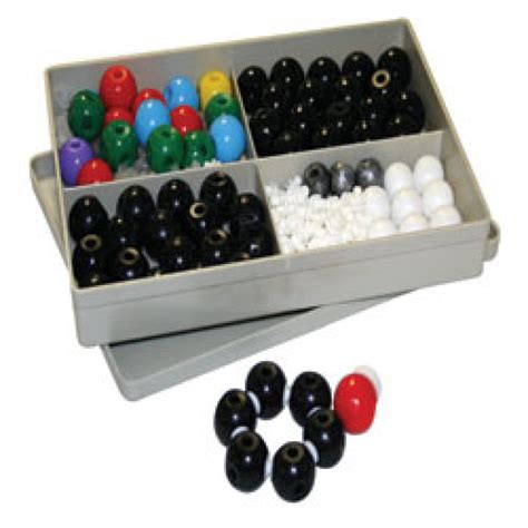 Semi Space Filling Molecular Model Set Molecular Models Chemistry