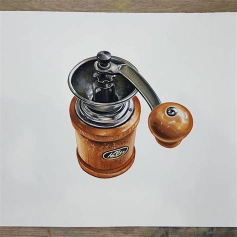 묘사에 있는 김민일님의 핀 커피 그라인더 커피 그림 디자인