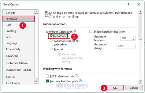 Excel Formulas Not Calculating Automatically 6 Possible Solutions