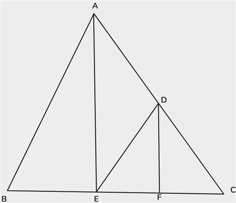 In Δ ABC D and E are the points on sides AC and BC respect Quizlet