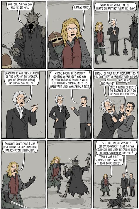 Eowyn Kills The Witch King Existential Comics