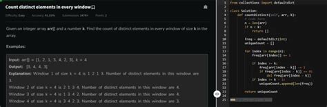 dsa slidingwindow hashmaps geeksforgeeks codingchallenge womenintech… lithikha b