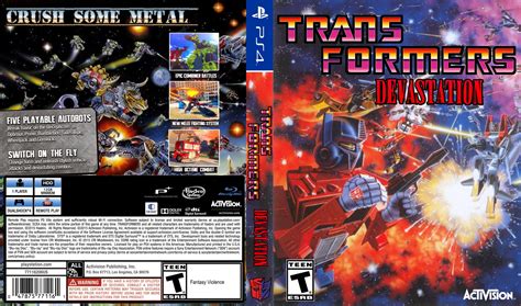 Custom Game Case For Transformers Devastation R Customgamecovers
